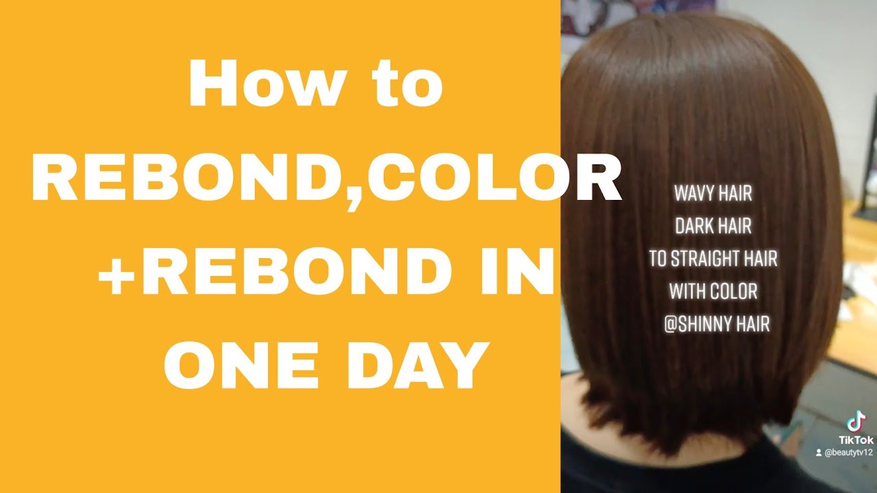 HOW TO REBOND,COLOR, BRAZILIAN IN ONE DAY PROCEDURE - YouTube