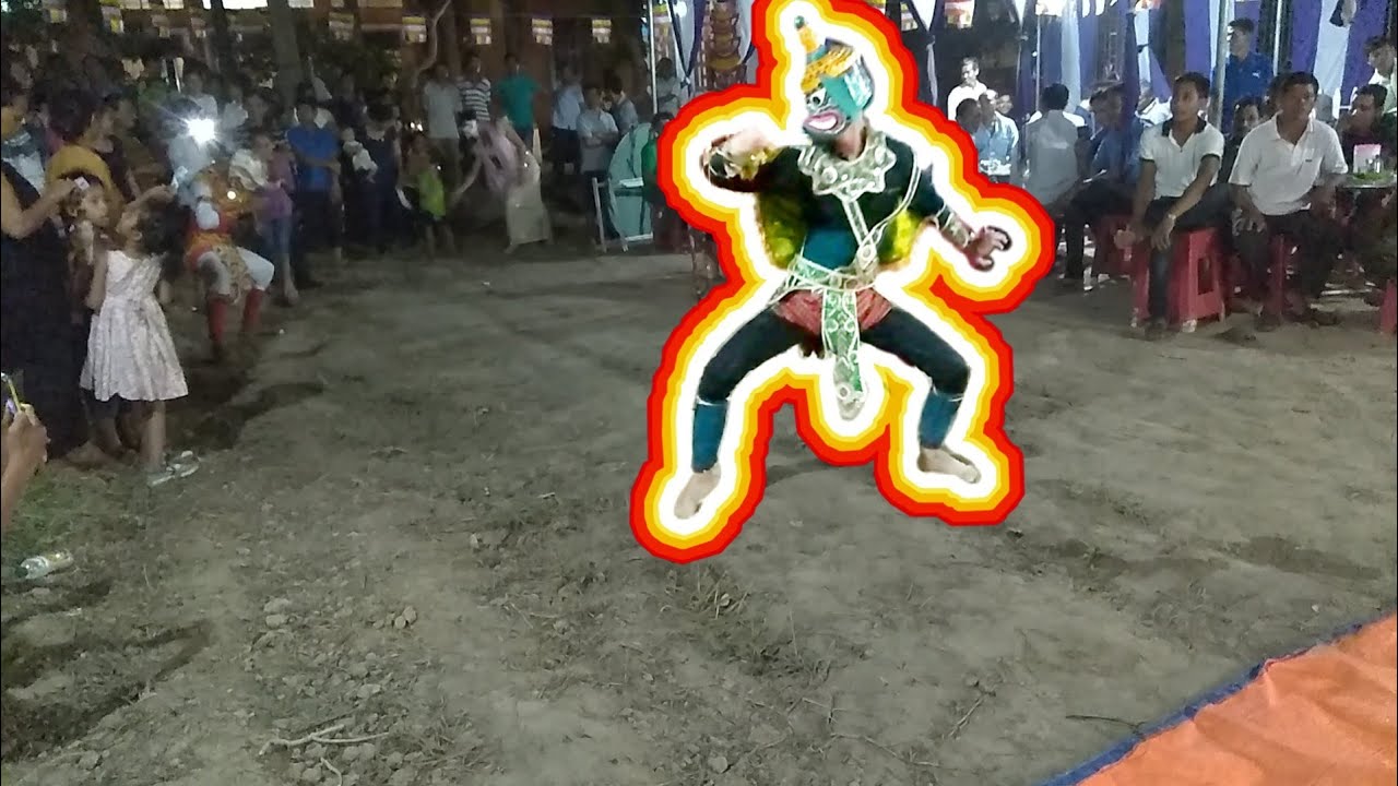 Robam yak rom Krut Khmer krom (wat thkau) chùa trà cú |Mekong festival ...