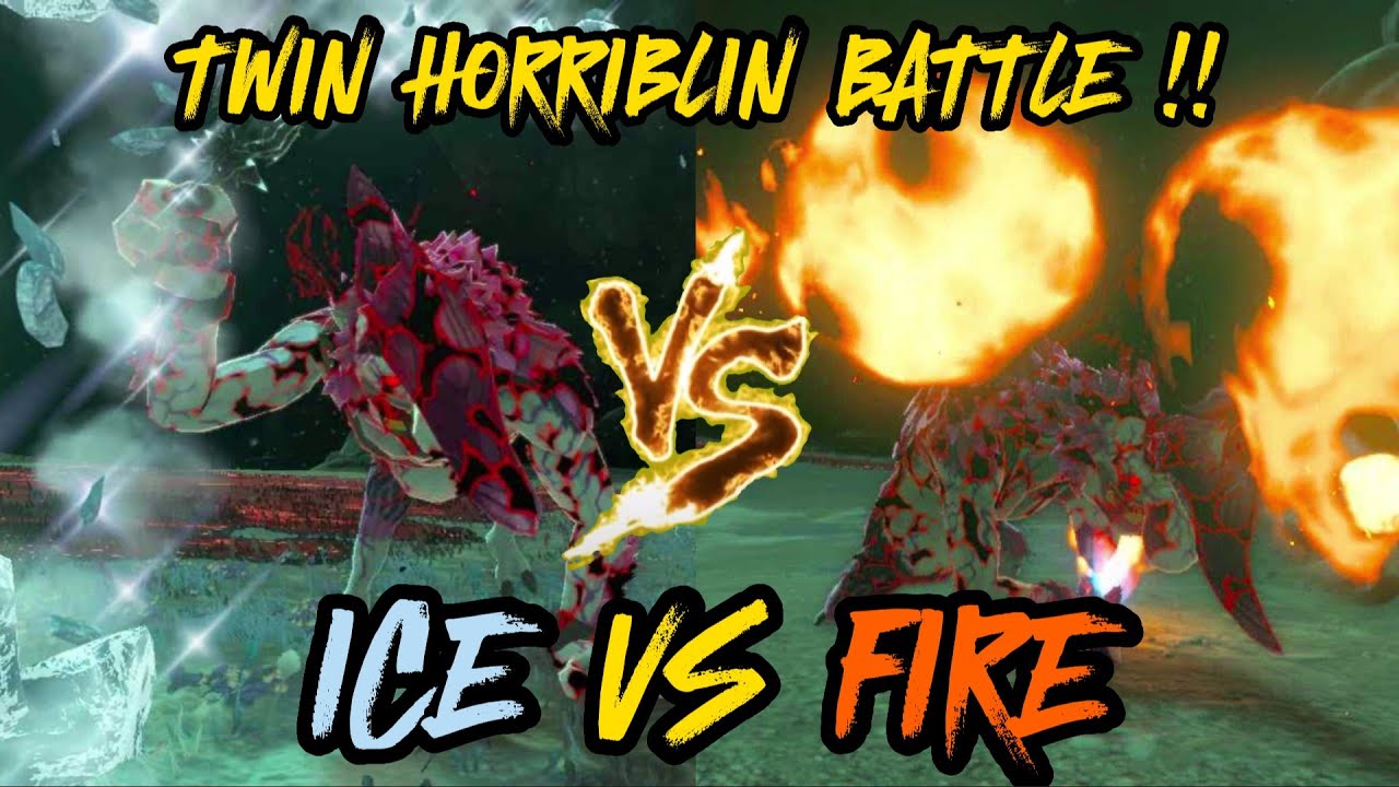 HORRIBLIN FIRE VS ICE !! TWIN MONSTER BATTLE (The Legend of Zelda ...