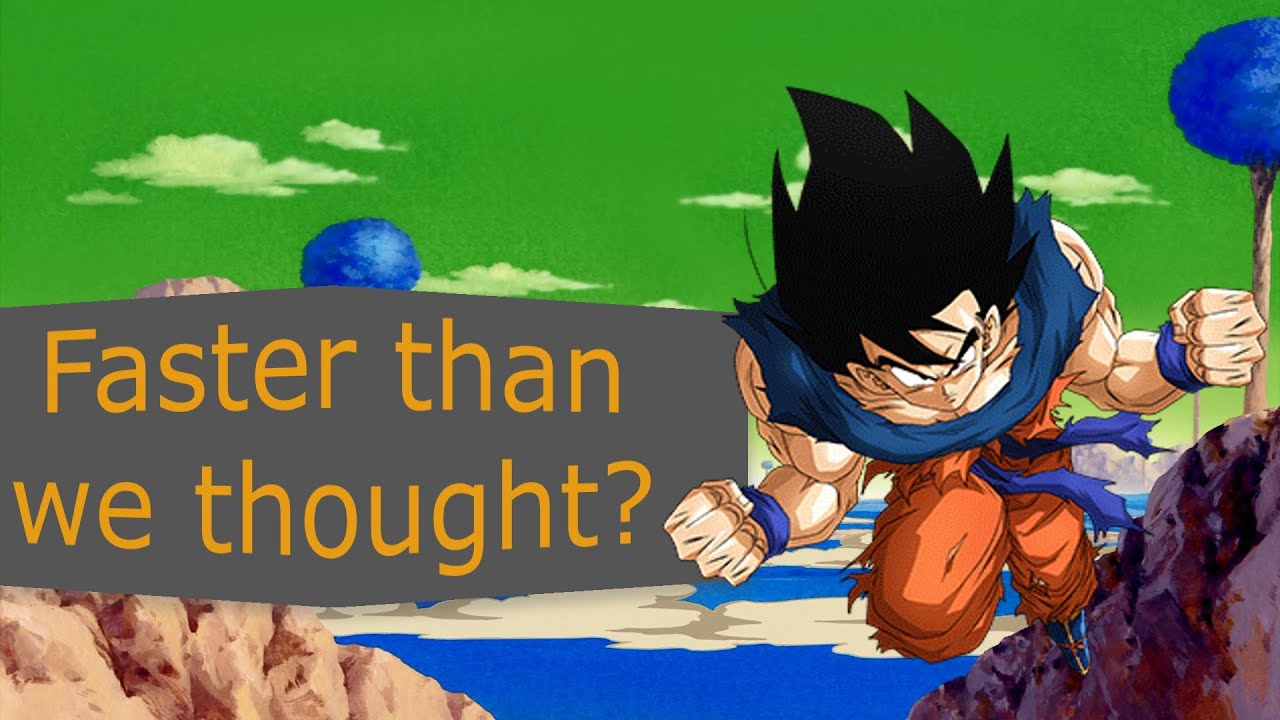 How fast is Base Goku during the Namek Saga? - YouTube