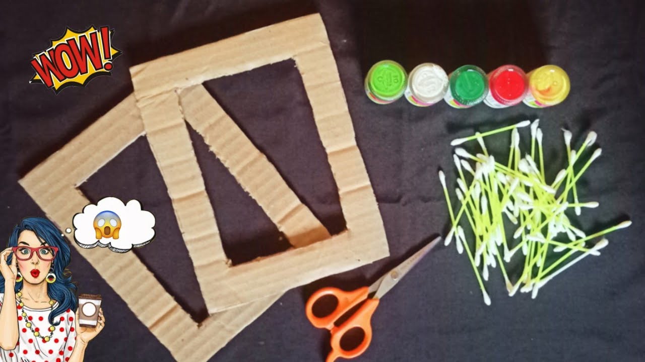 Unique photo Frame Making Ideas /Best Out Of Waste /Home Decoration ...