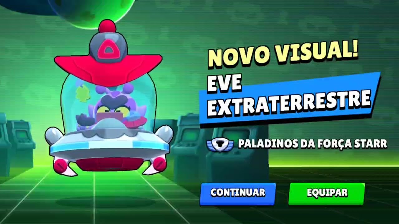 Brawl Stars New skin EVE Extraterrestre Gameplay Android ios - YouTube