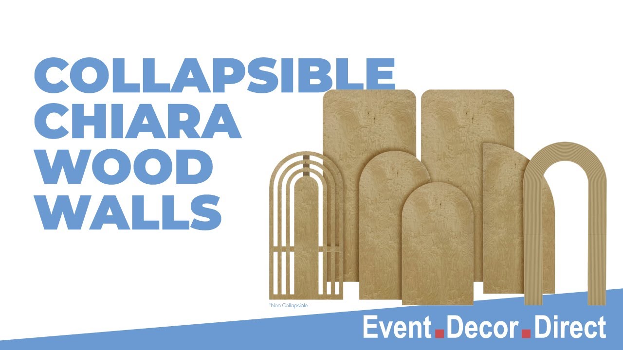 EDD Hand Made in USA, Collapsible Chiara Wood Walls - YouTube