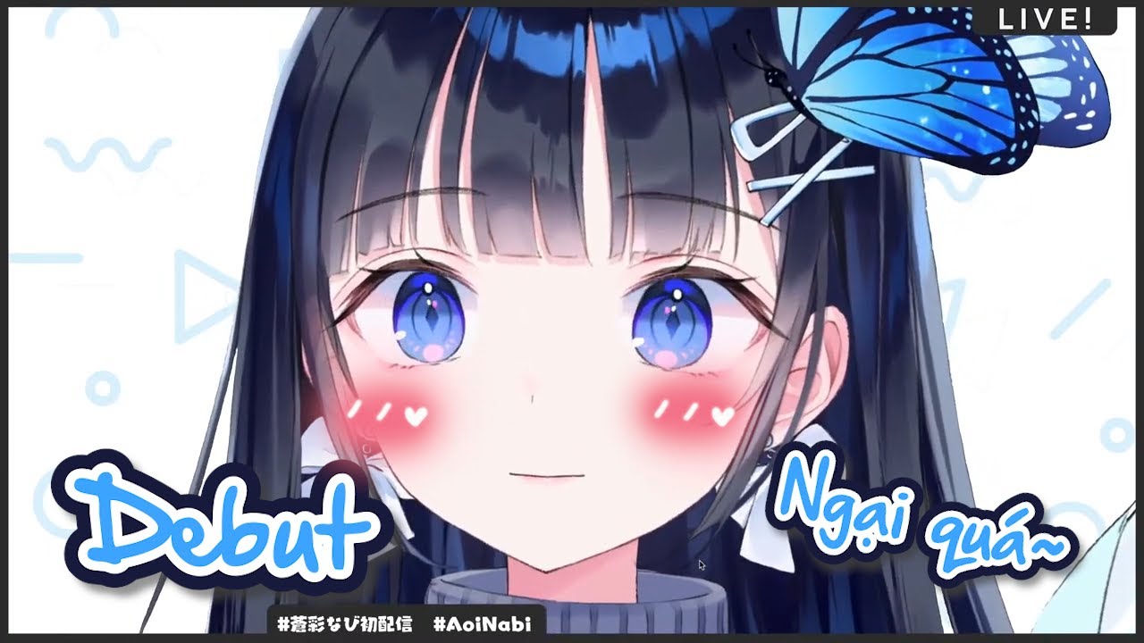 [VTuber Vietsub] Aoi Nabi ngại ngùng trong buổi debut - YouTube