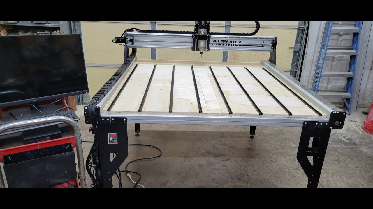 CNC Router Spoilboard for Altmill - YouTube