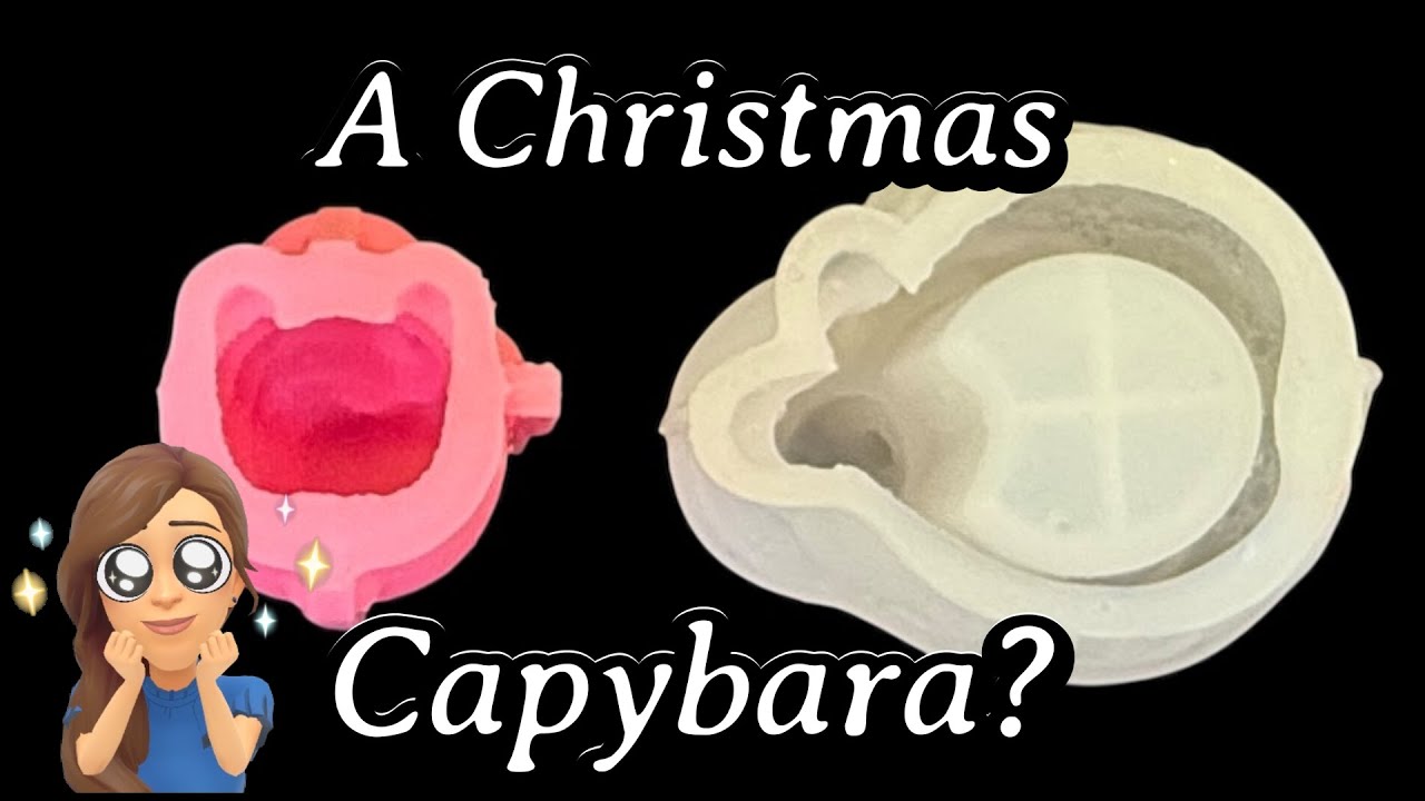 #1029 The Cutest Christmas Resin Project EVER — Santa Meets Capybara ...