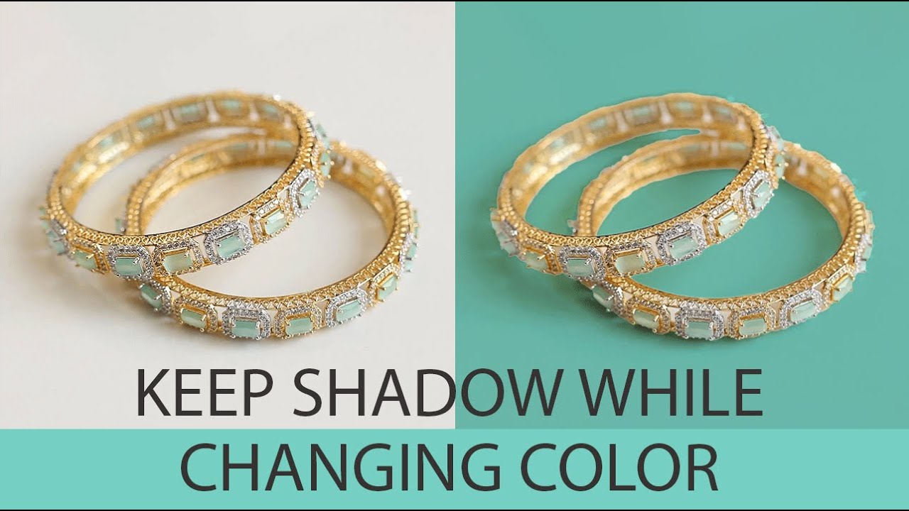 Changing Object Background Color with Shadow Preservation in Photoshop ...