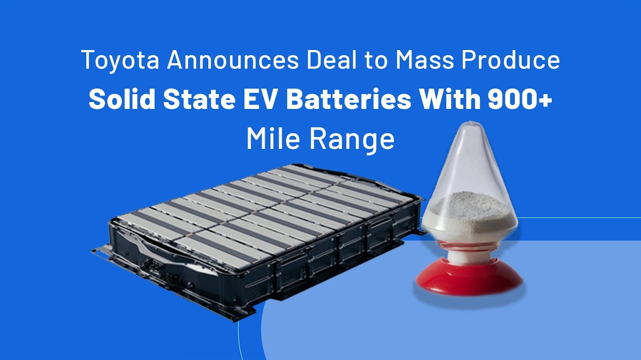 Toyota Announces Partnership for Solid State Batteries 🔋 - YouTube