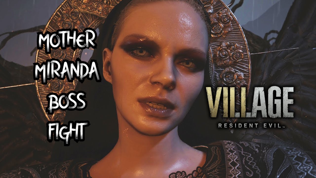 Resident Evil Village - Mother Miranda Boss Fight + Final - YouTube