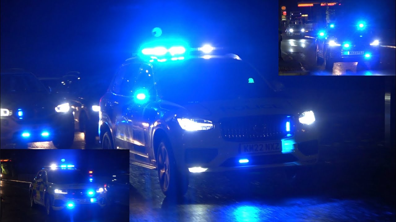 Multiple Armed Response Vehicles Unmarked And Marked Responding ...