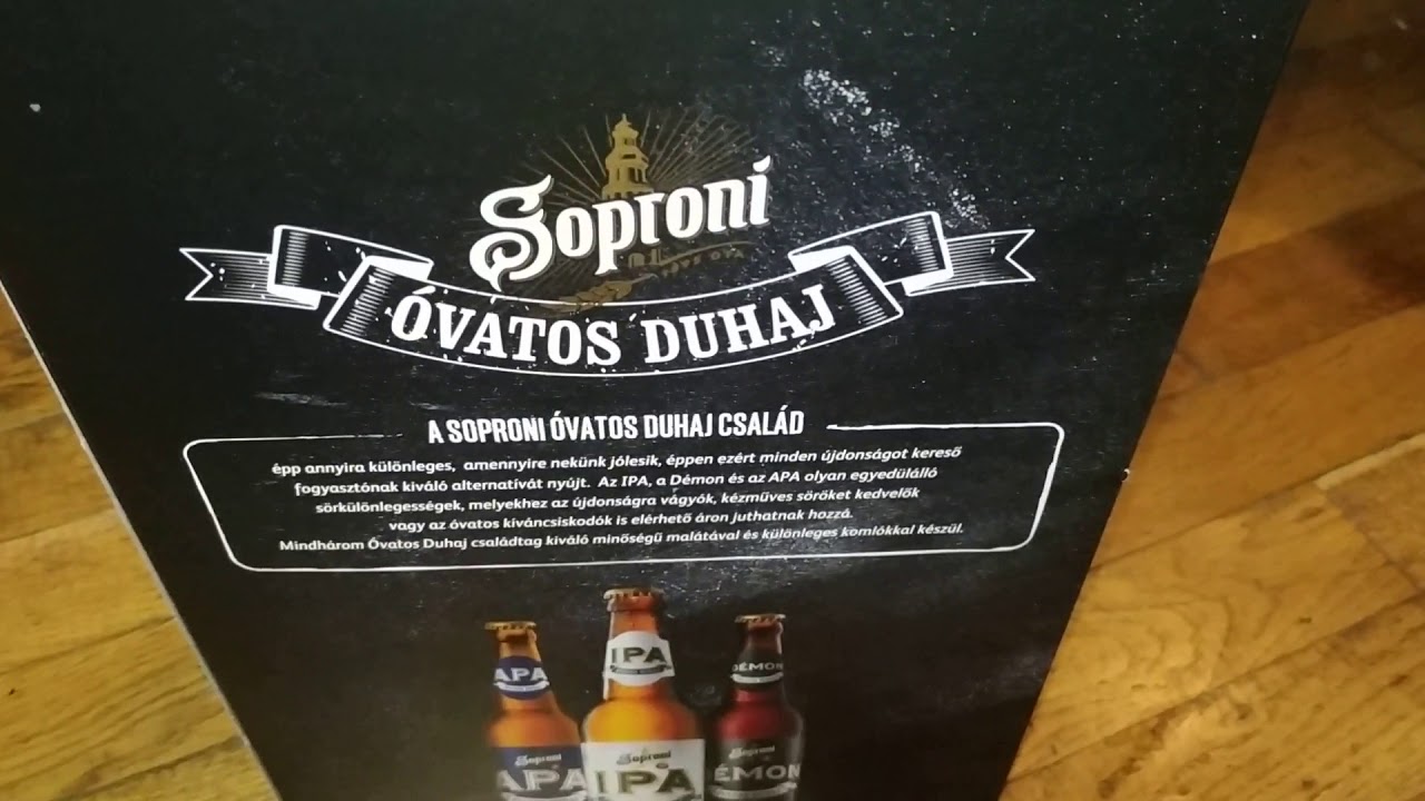 Soproni Óvatos Duhaj Válagatás | Soproni APA & IPA & DÉMON - YouTube