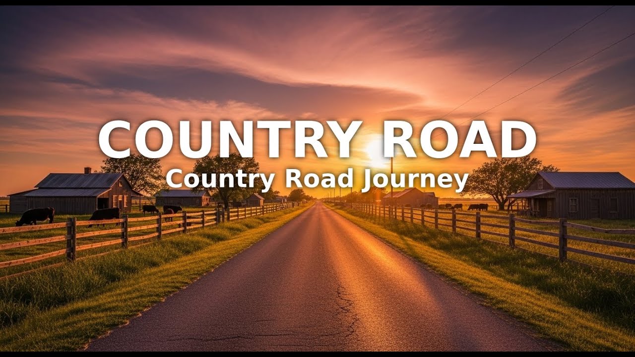 COUNTRY ROAD · Country Road Journey · Country Rock Driving Playlist ...
