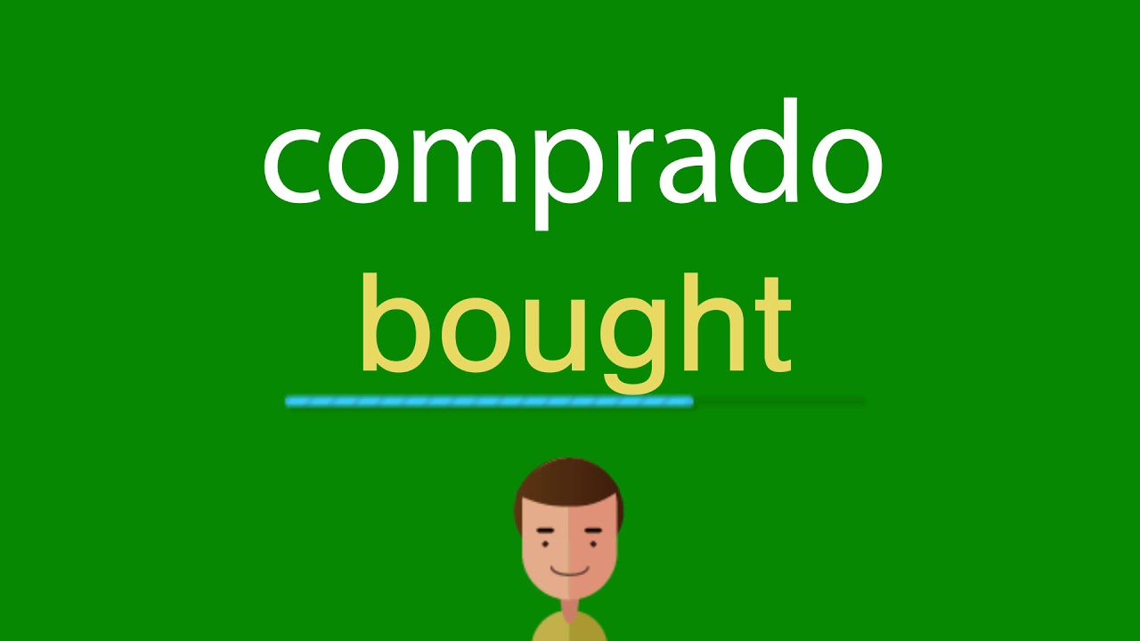 Como dizer comprado em inglês - YouTube