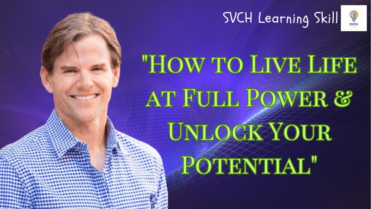 _"How to Live Life at Full Power & Unlock Your Potential"_ | Graham ...