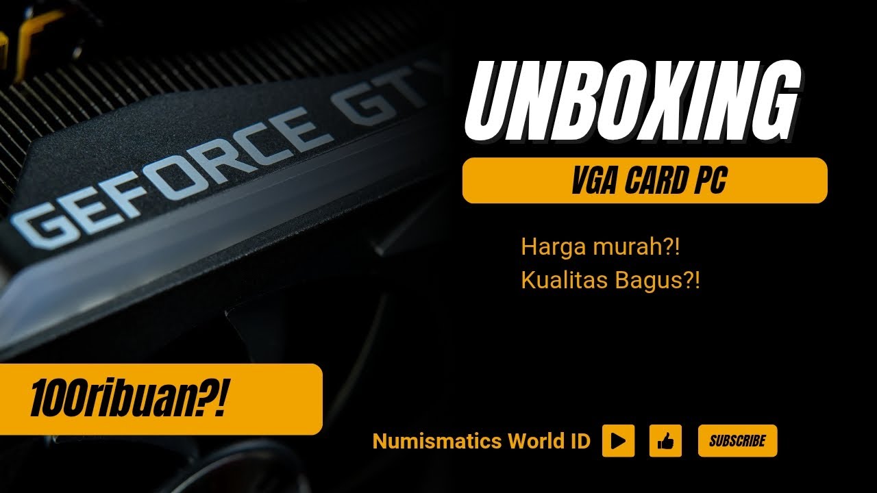 Unboxing VGA CARD Murah?!Berkualitas?!Bergaransi! Harga Cuman 100ribuan ...