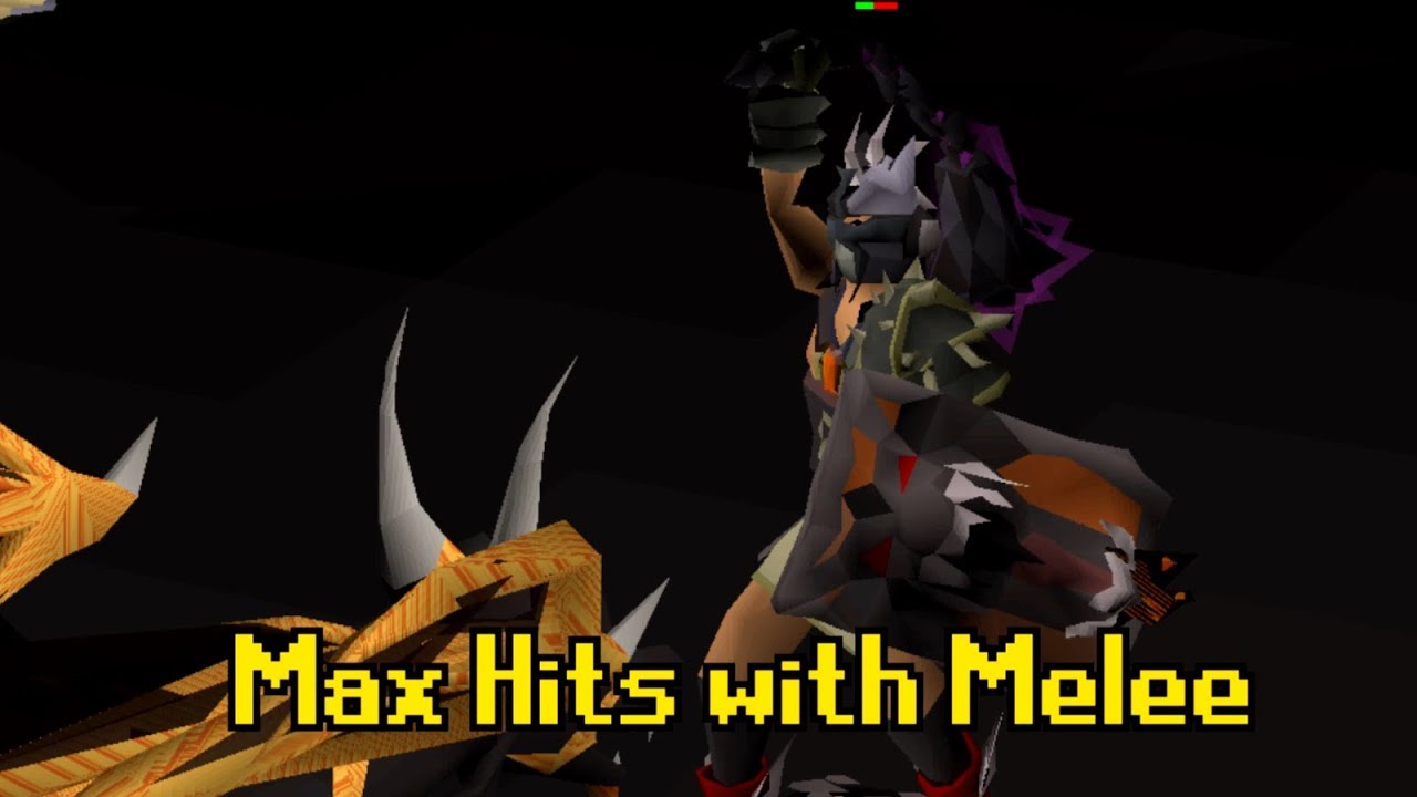 Max Hits With Melee OSRS - YouTube