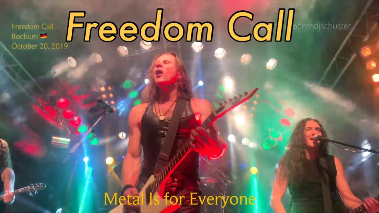 Freedom Call - Hallelujah - Metal Is for Everyone - Bochum - YouTube
