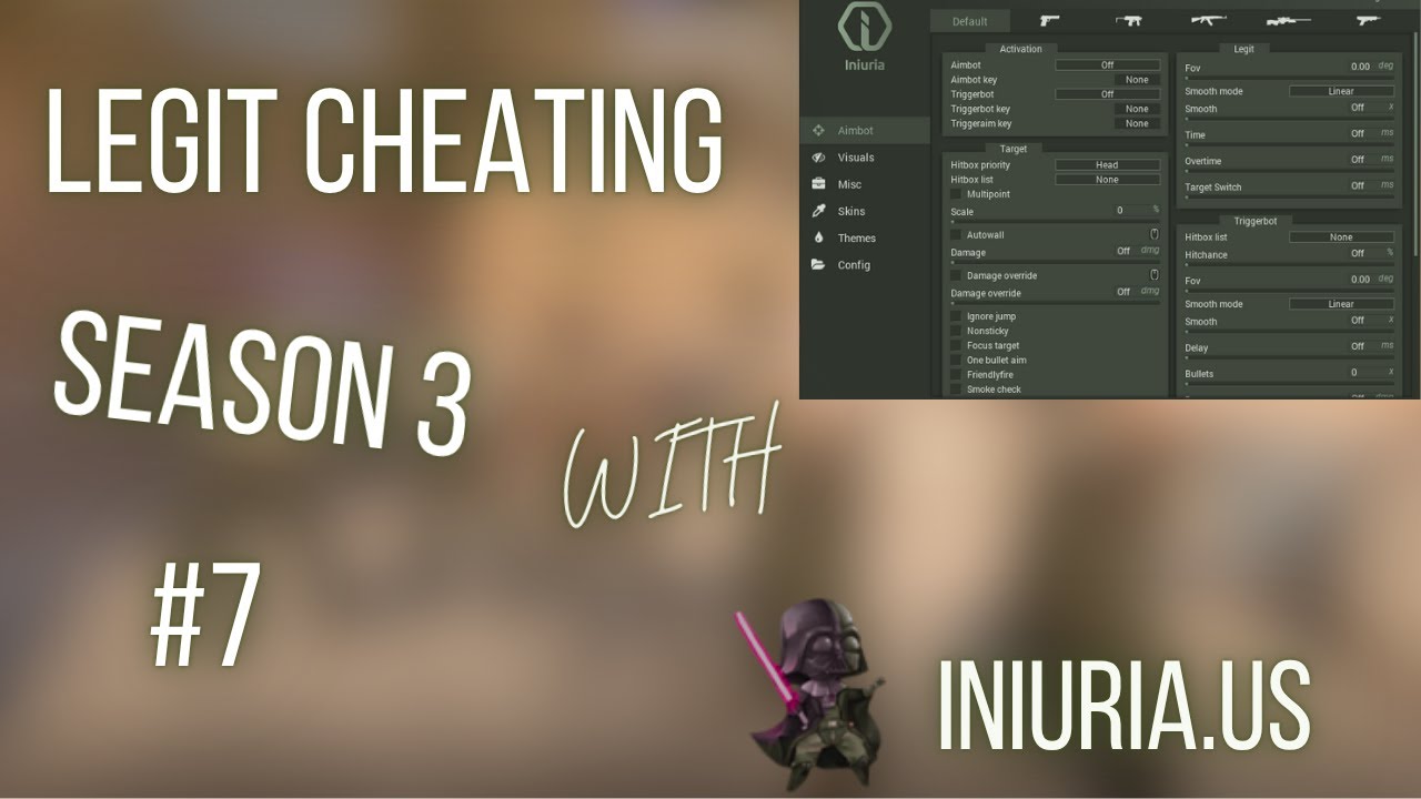 CS2 Legit Cheating ft. Iniuria.us S:3 E:7 *Full Match* - YouTube