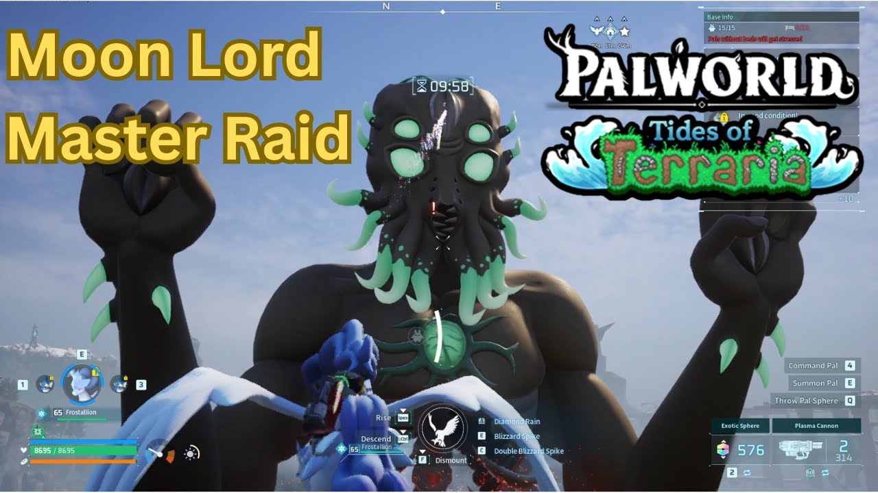 Moon Lord Master Raid | Palworld - YouTube