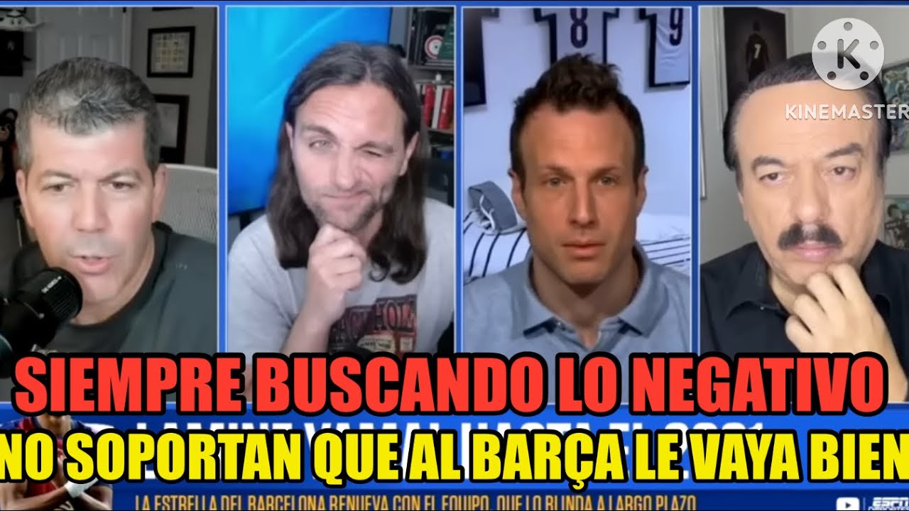 BARAK FEVER Y ALEX PAREJA DE ESPN ARDIDOS POR LA RENOVACIÓN DE LAMINE ...