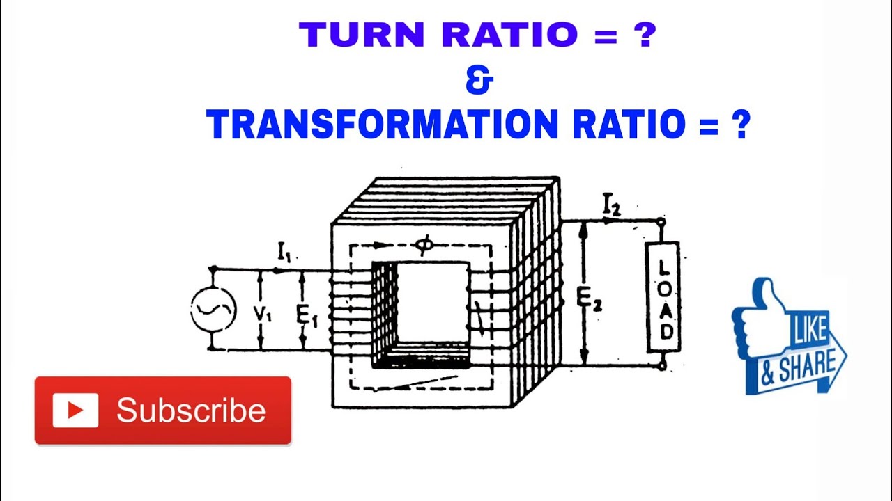 2 TURN RATIO AND TRANSFORMATION RATIO IN A SINGLE PHASE TRANSFORMER 2-turn-ratio-and-transformation-ratio-in-a-single-phase-transformer