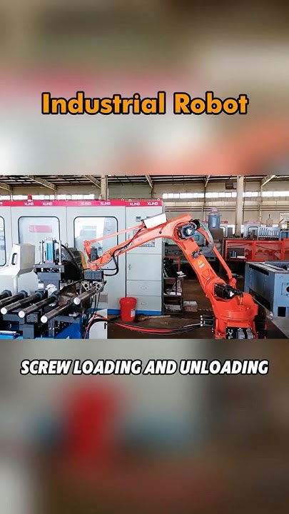 Industrial Robot: Screw Loading and Unloading#industrialrobots #loadandunloadrobots #evsrobot ...