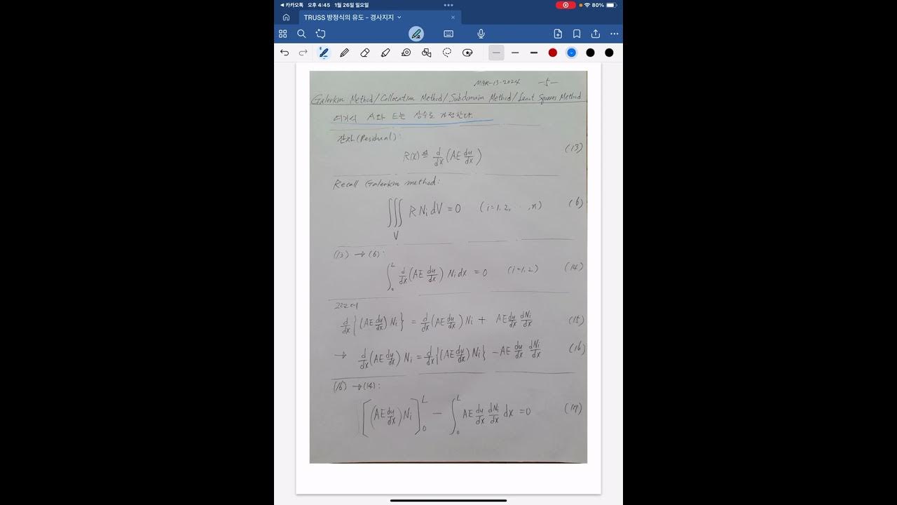 Galerkin Method / Collocation Method / Subdomain Method / Least Squares Method (1) - YouTube
