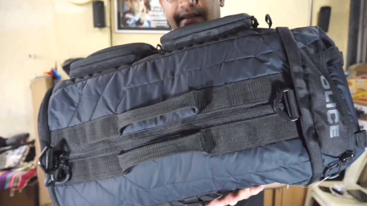 POLICE Hedge Men's Travel Duffel Backpack - 35 Ltrs Rucksack - YouTube