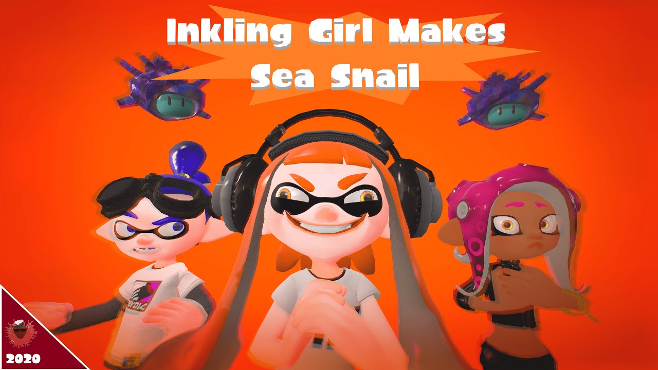 [Splatoon GMOD] Inkling Girl Makes Sea Snail - YouTube