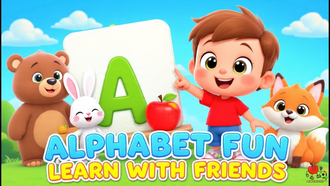Alphabet Song for Beginners Learn ABC from A to Z Nursery Rhymes & Kids ...