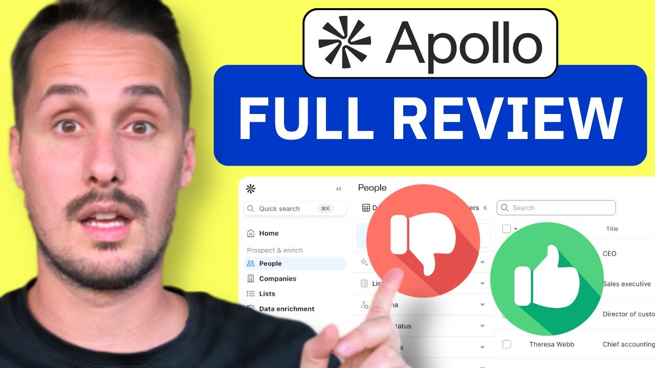 Apollo.io Review: The Best Tool To Find B2B Leads in 2026? - YouTube