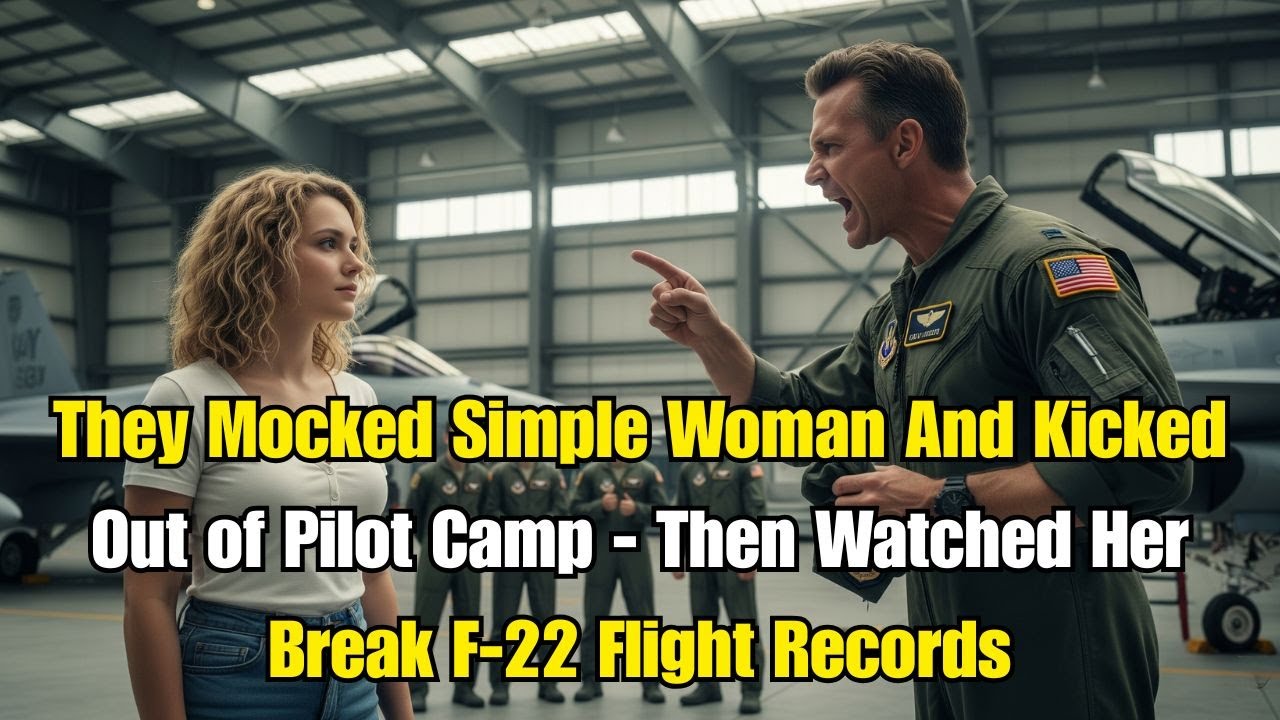 They Mocked Simple Woman And Kicked Out of Pilot Camp Then Watched Her ...