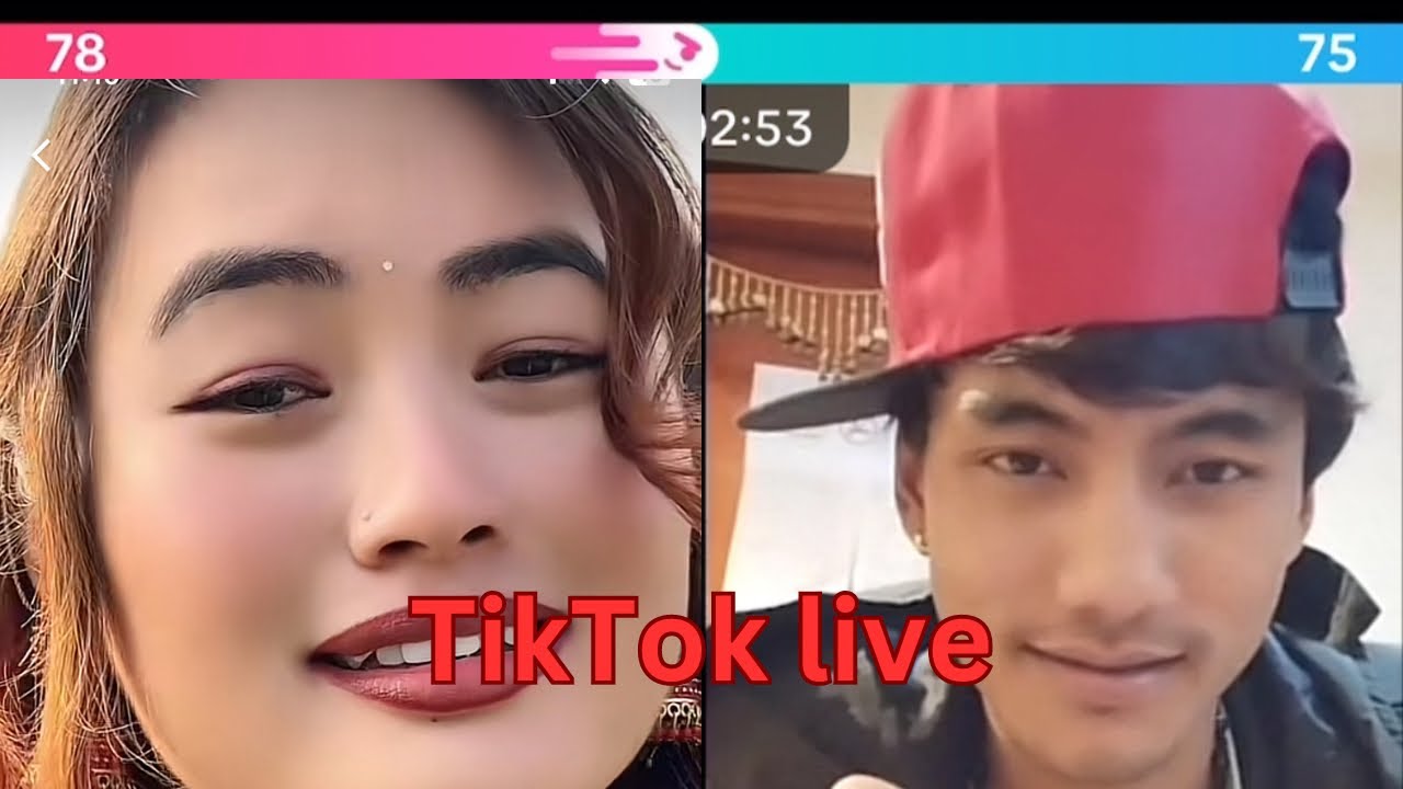 Manisha Pakhreen Tamang And Pradip Thote Vai (हलका रमाइलो) TikTok Live Ma Romantic Kura Gardai ...