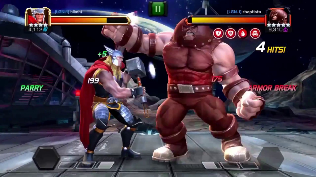 Marvel contest of champions mastery setup with Thor fights and quick ...
