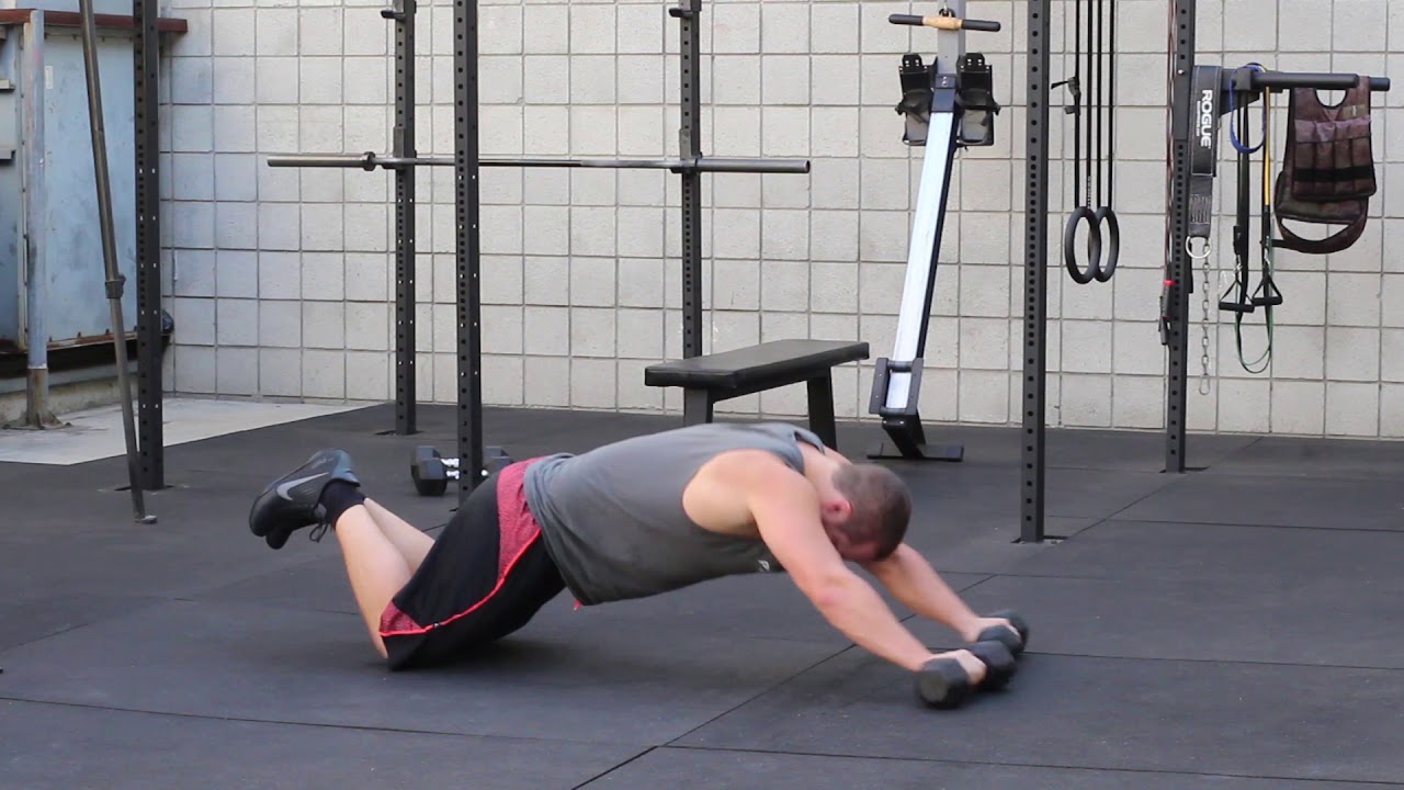 Dumbbell Roll-Out - YouTube