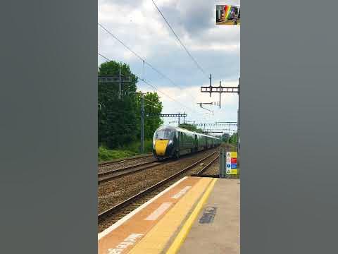 May 2023 - GWR IET #Trainbow passes Burnham with 1B21 to Swansea - YouTube