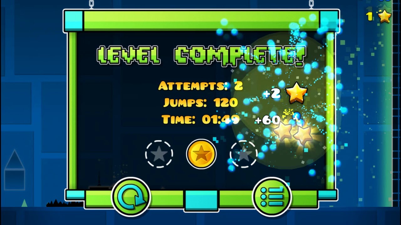 GEOMETRY DASH // EASY AND NORMAL LEVELS WALKTHROUGH - YouTube