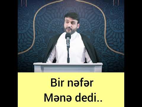 Bir nəfə mənə dedi... Hacı Ramil