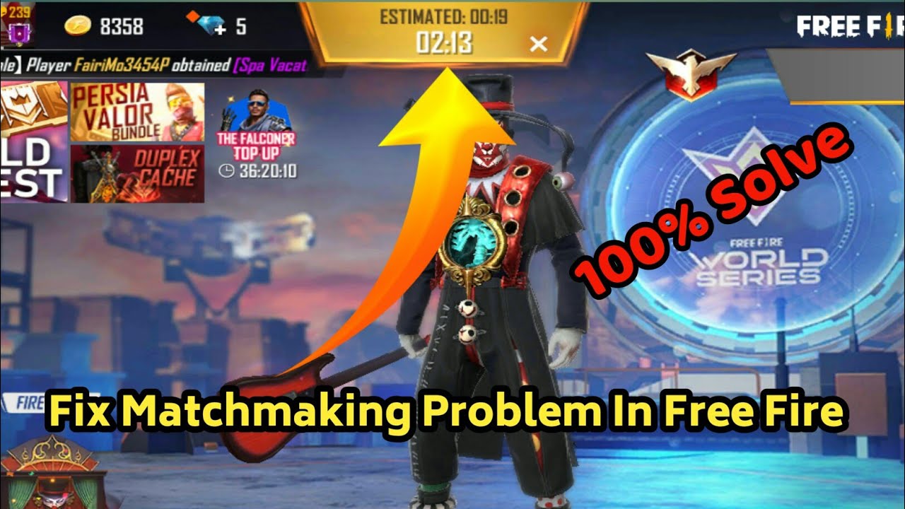 Matchmaking Problem in Free Fire | How To Fix Matchmaking Problem in ...