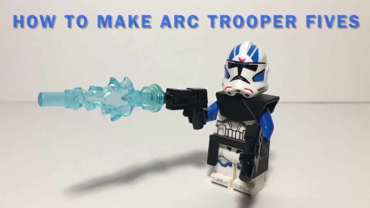 How To Build A Lego ARC Trooper Fives Minifigure - YouTube