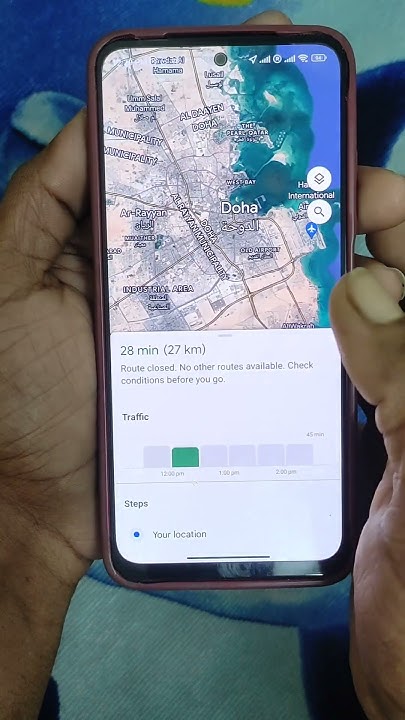 How to keep Google Maps on while driving Android || Google map features #shorts#map # ...
