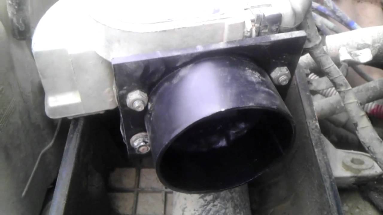 Home made intake - YouTube