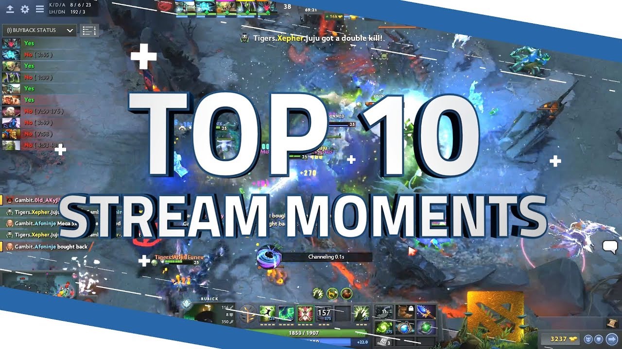 [Dota 2] Top 10 Stream Moments #1 "Legends" - YouTube