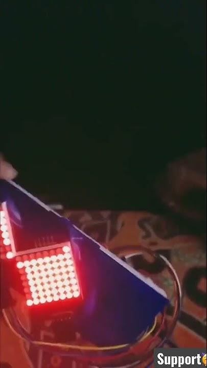 Matrix Display Counter🔥 Using Mpu6050 And Arduino Shorts Arduino Youtubeshorts