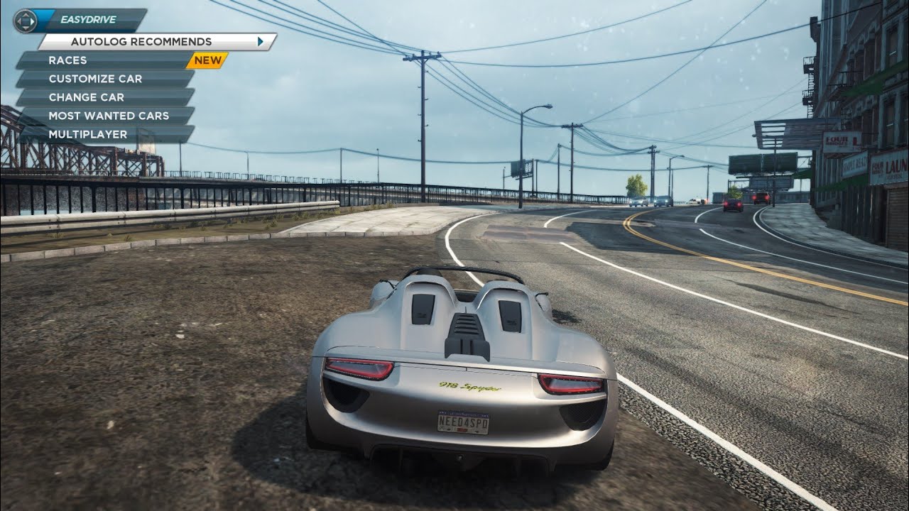 Porsche 918 GT SPYDER PC Joystick 🕹️🕹️ gameplay #NFS MW. 2012#joystick ...