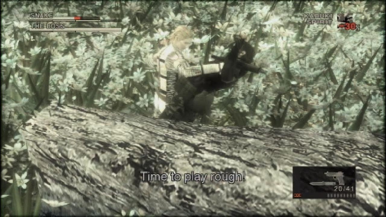 METAL GEAR SOLID 3 snake eater The boss - YouTube