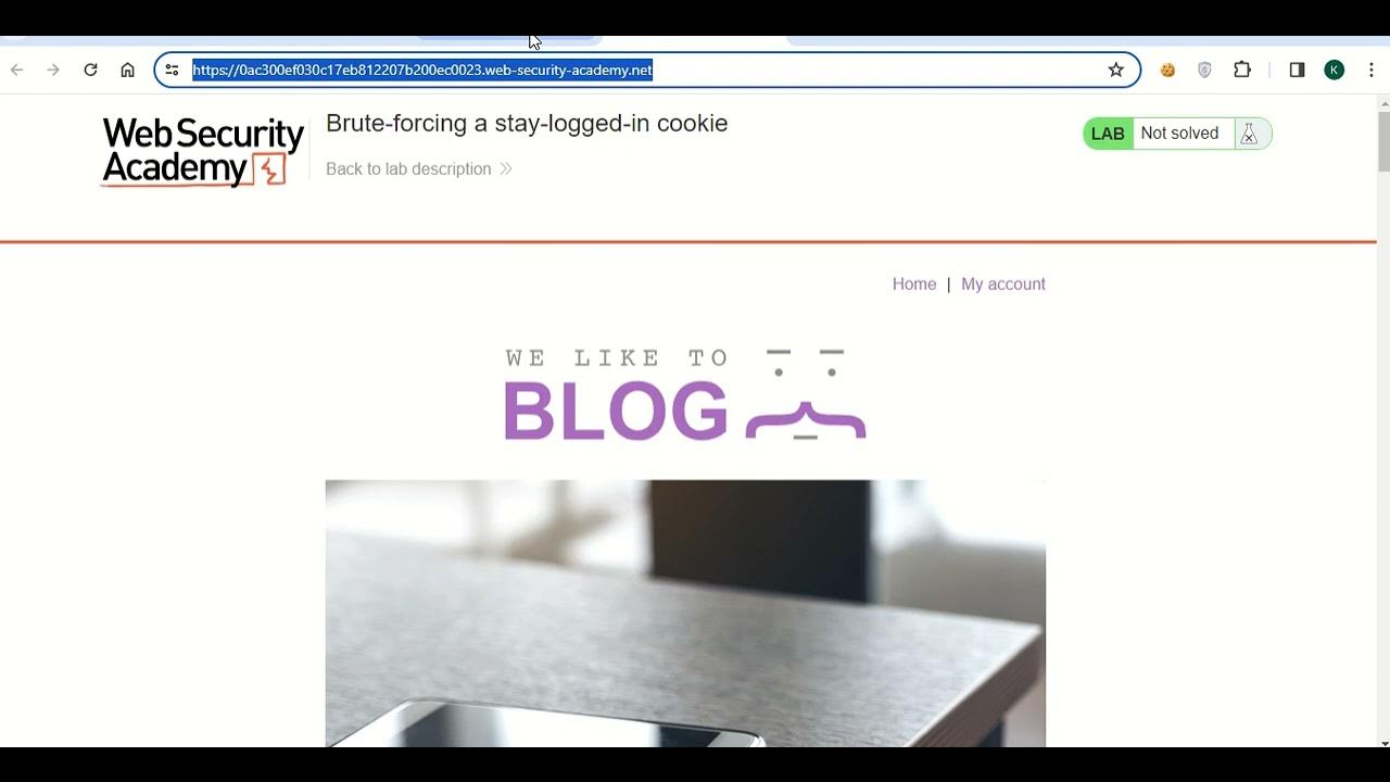 Brute forcing a stay logged in cookie - YouTube