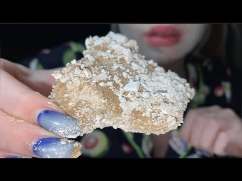 Мел Васильполье в пасте из глины и в крошке мела //chalk moor/#asmr# ...