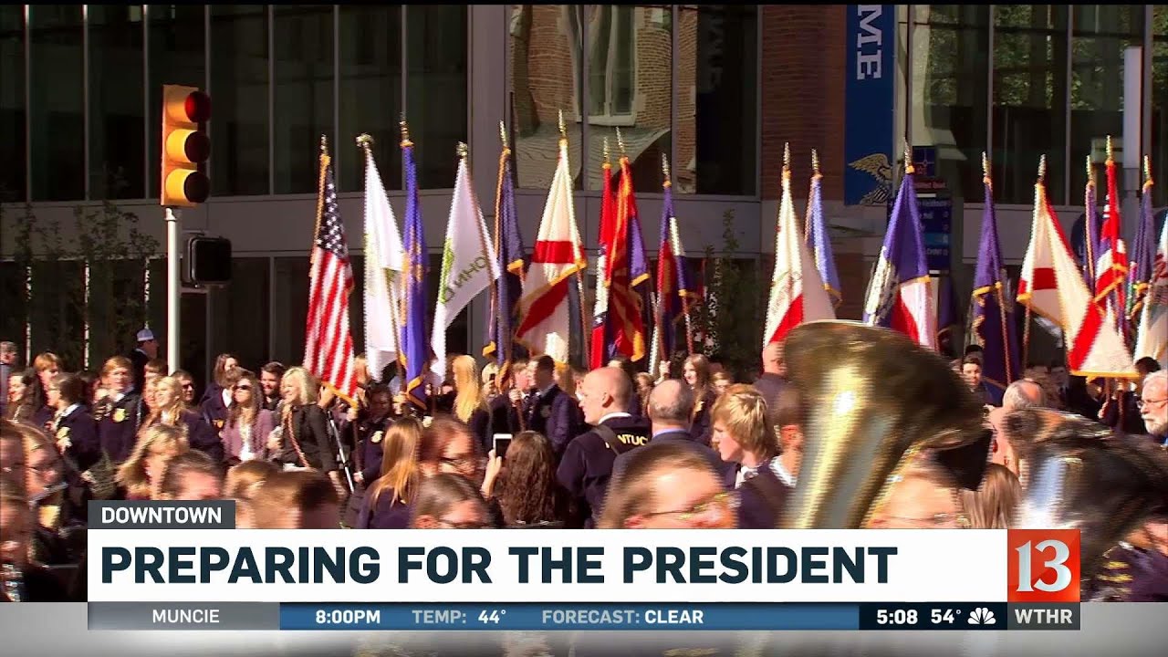 FFA Convention prepares for President Trump - YouTube