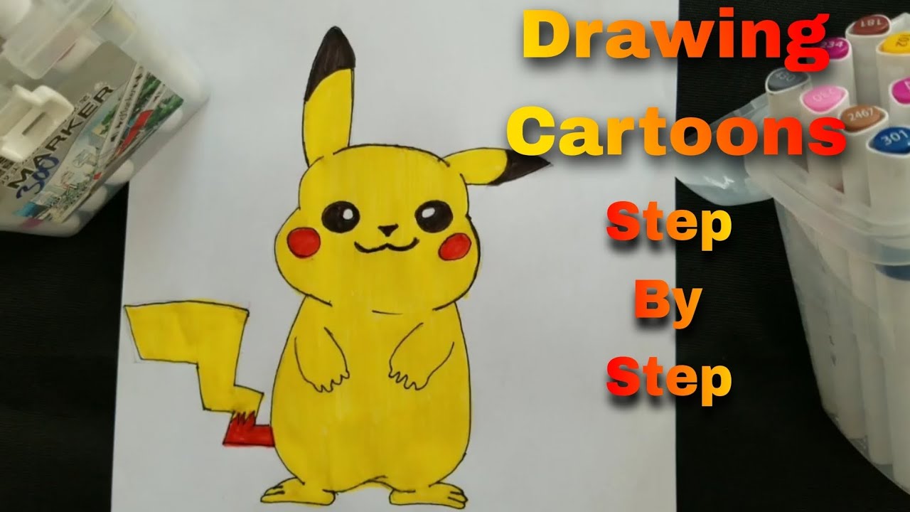 Drawing Cartoons . Step By Step . See It - YouTube